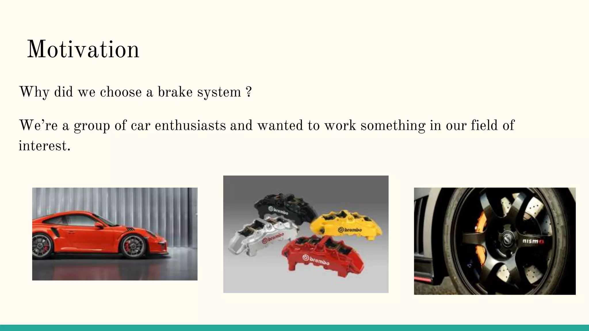 Brake System Presentation | PPTX