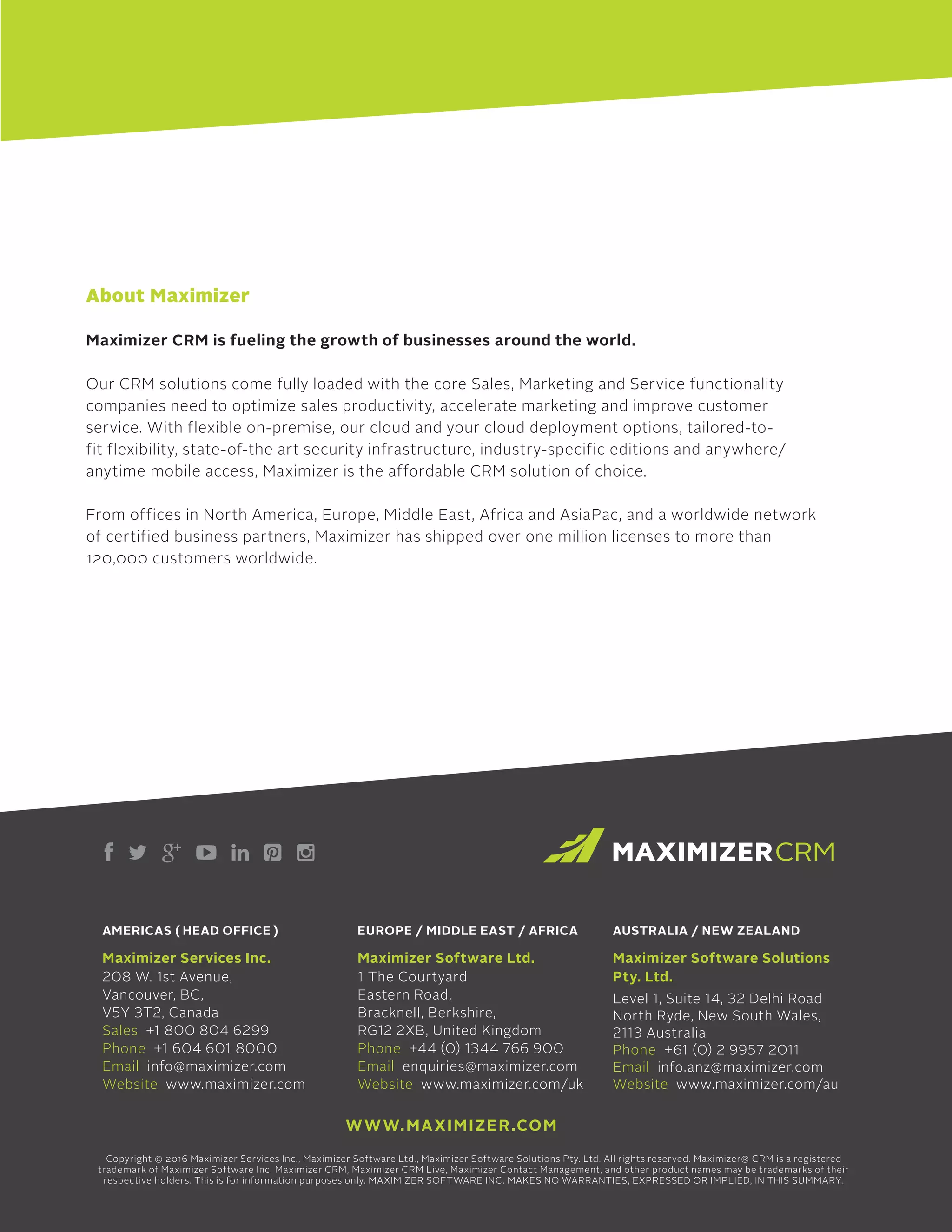 Maximizer CaseStudy - Compass Wealth Partners | PDF
