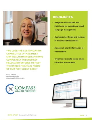 Maximizer CaseStudy - Compass Wealth Partners | PDF