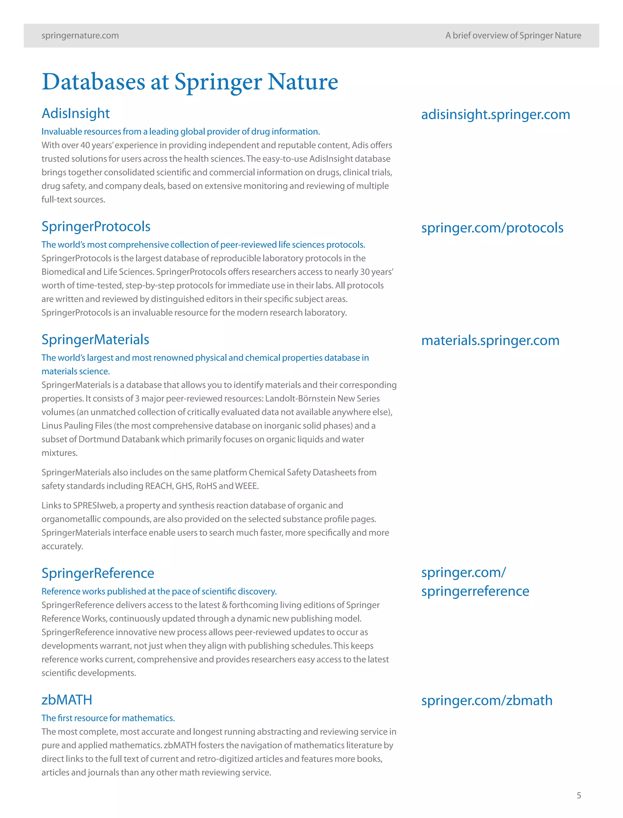 The New Springer Nature Introduction | PDF