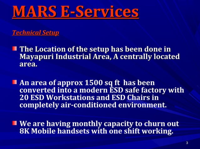 MARS Company Profile.. | PPT