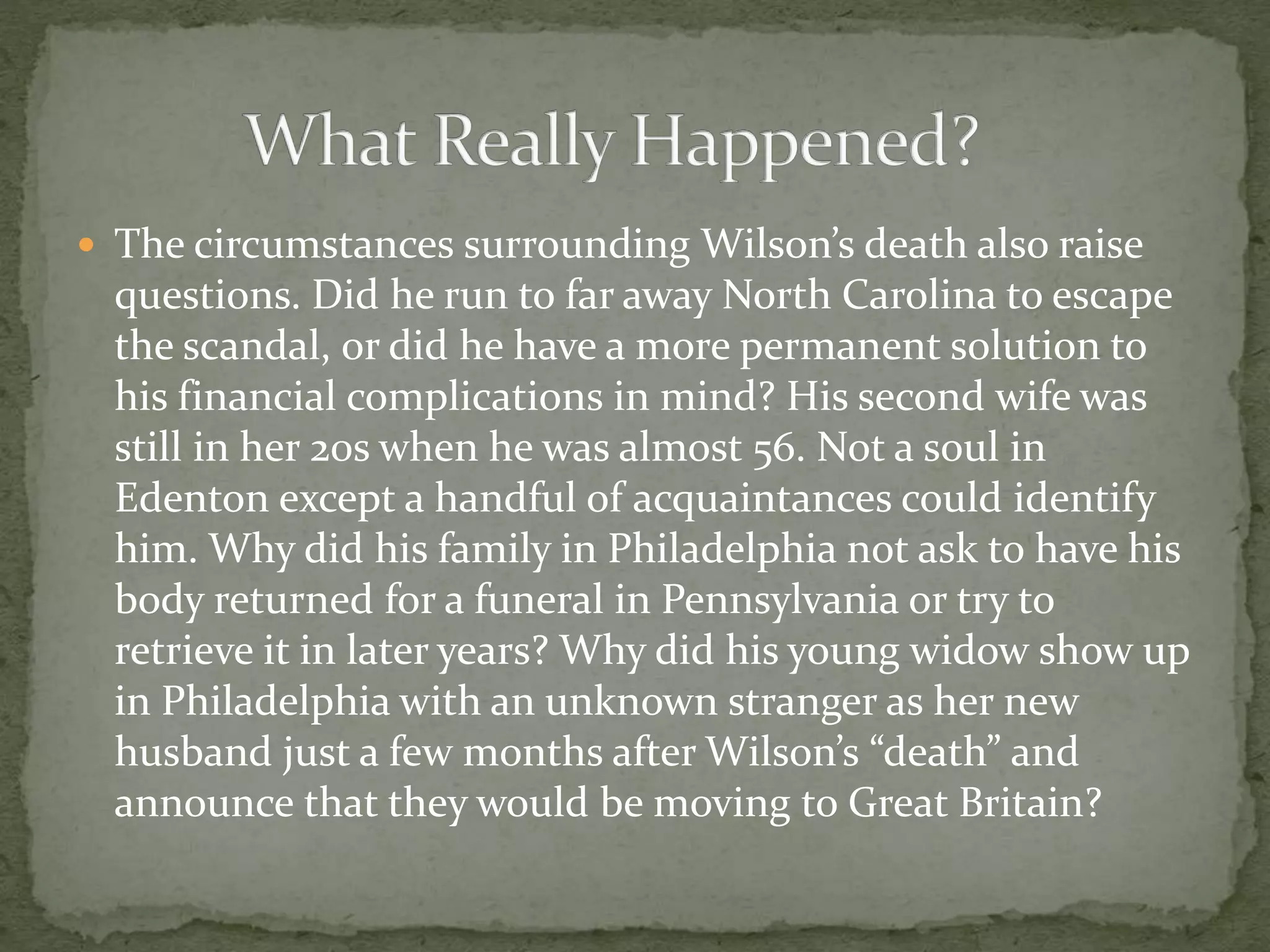 Presentation1 JAMES WILSON | PPTX