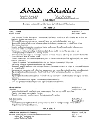 AbdullaResume2015_DANS | PDF