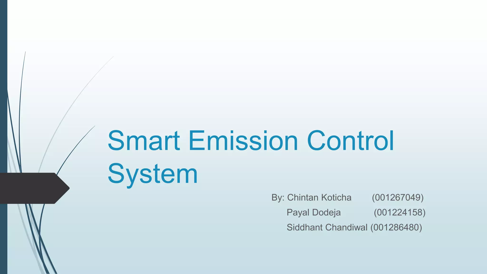 Smart Emission Control System | PPTX