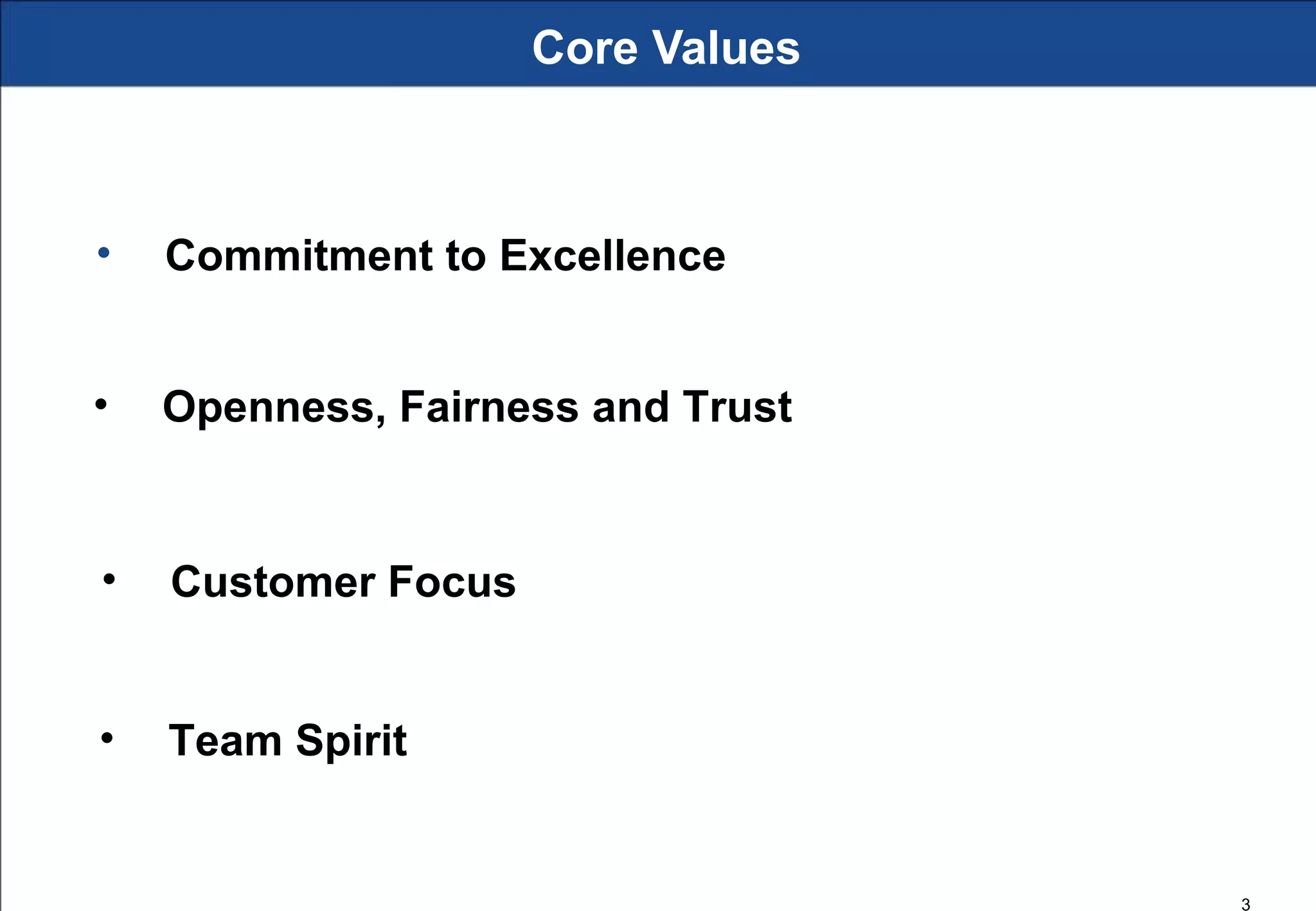 Core Values | PPT | Business | Business and Finance