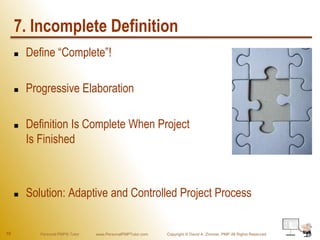 7 deadly sins of project management | PPT