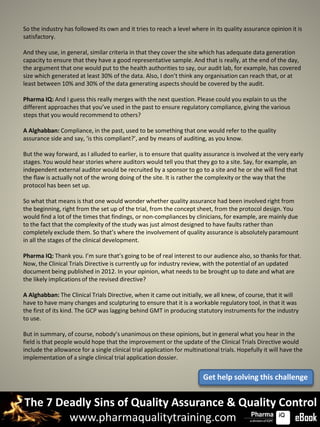 The 7 Deadly Sins of Quality Assurance and Quality Control - Pharma IQ ...