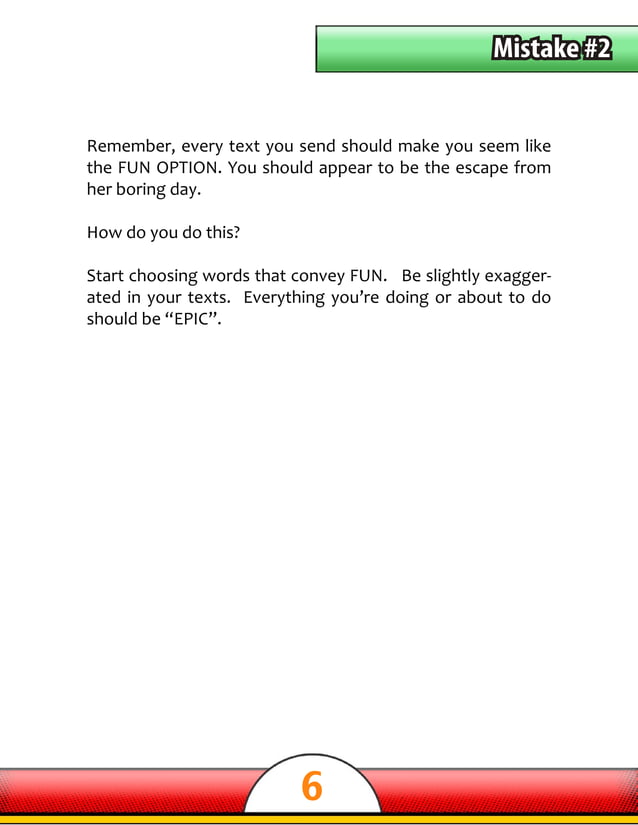 7 deadly texting mistakes | PDF | Dating | Family and Relationships