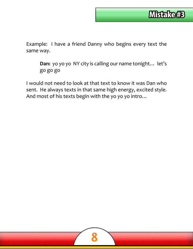 7 deadly texting mistakes | PDF | Dating | Family and Relationships