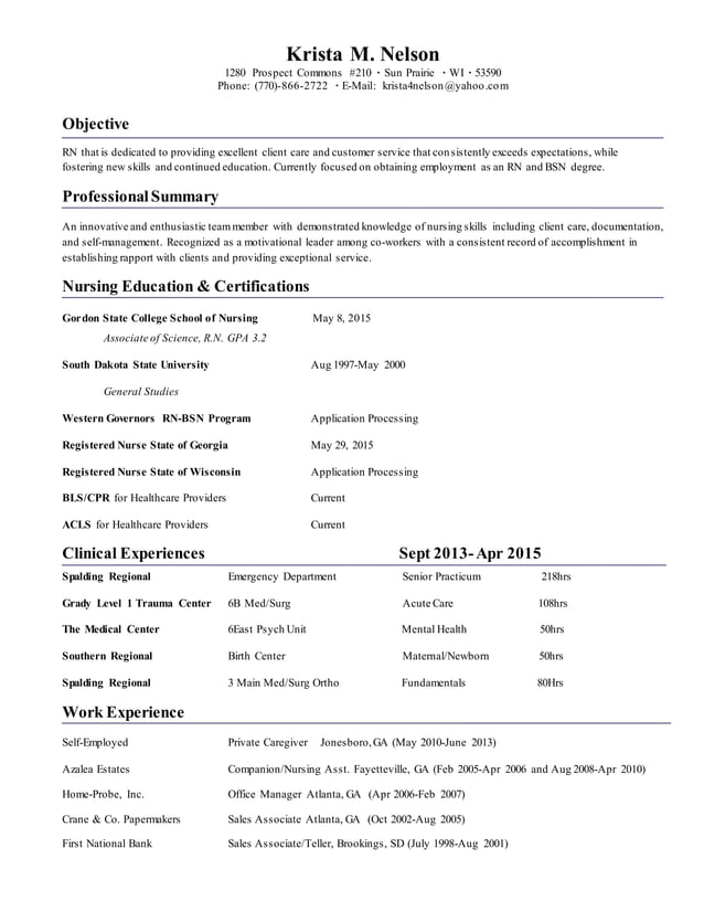 Krista Resume Final | PDF