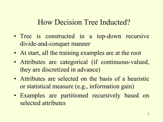 7 decision tree | PPT