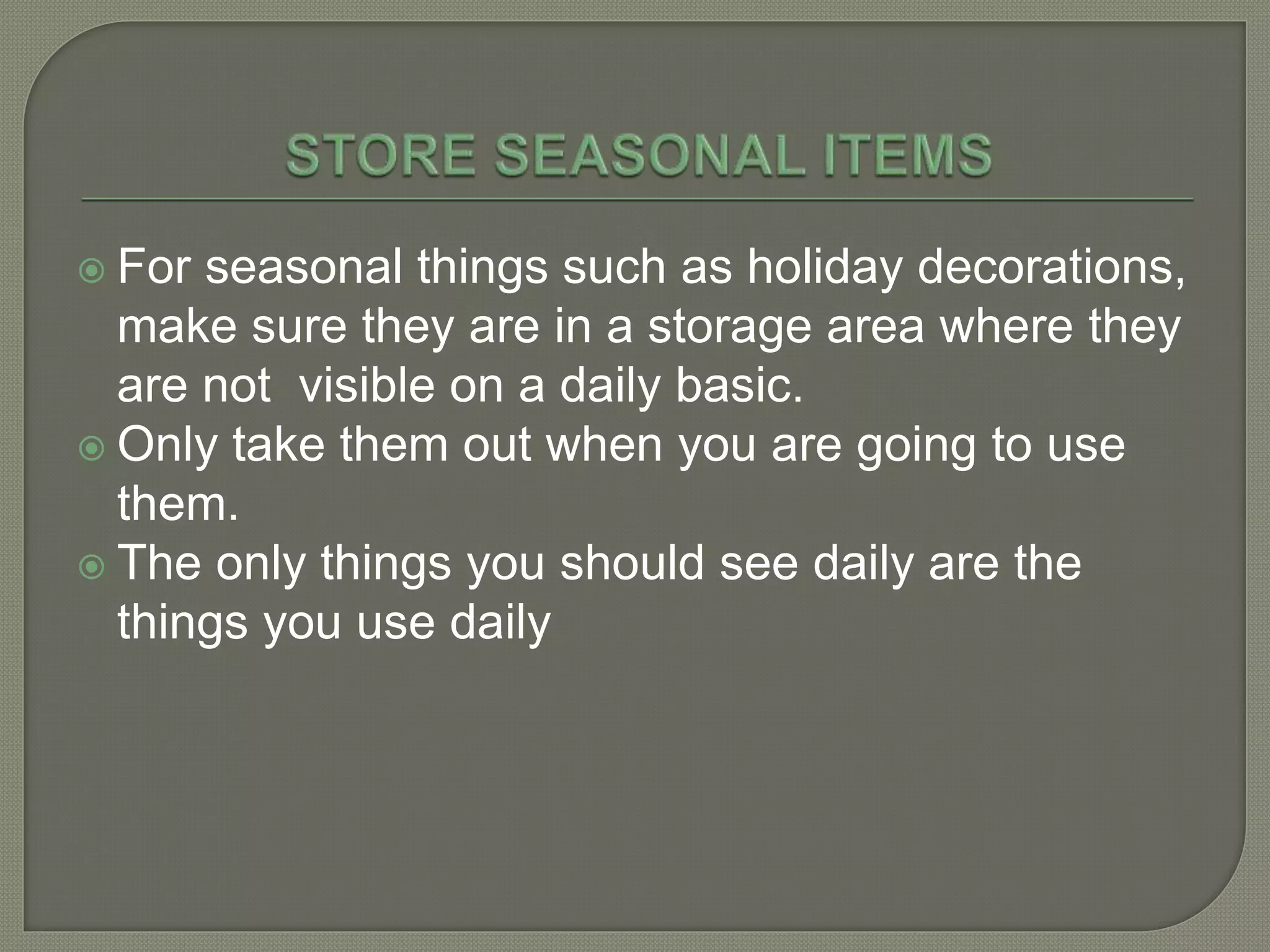 De-clutter your mind to decrease your stress | PPTX