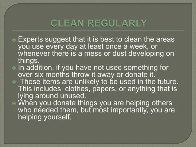 De-clutter your mind to decrease your stress | PPTX | Frugal Living | Personal Finance