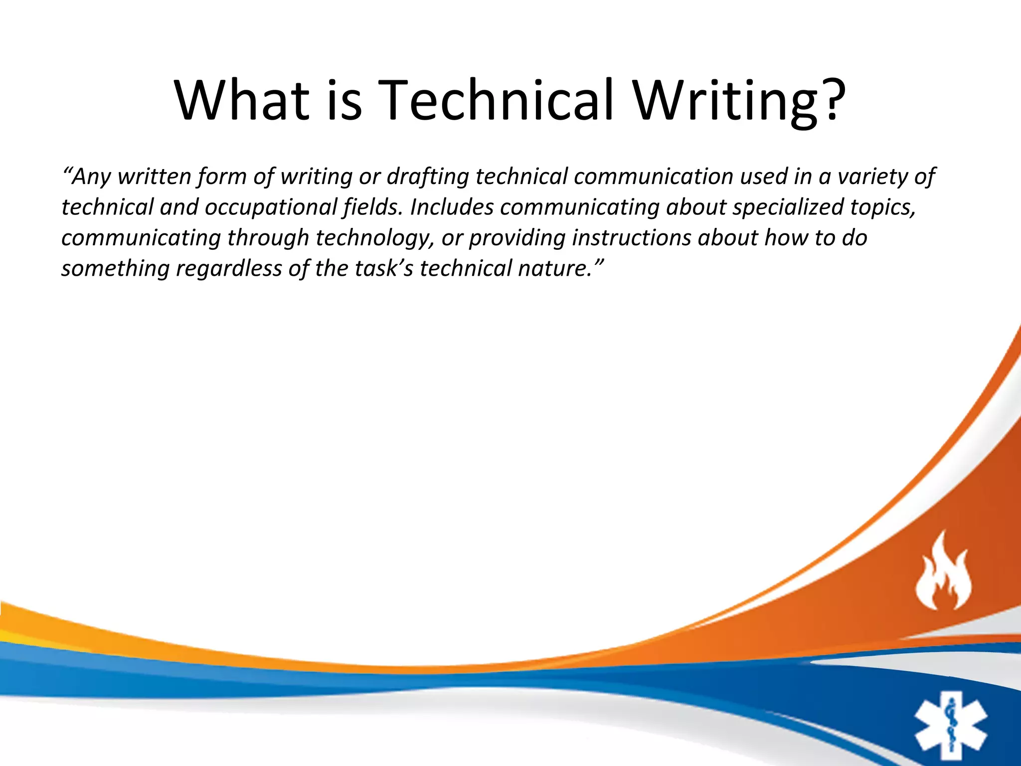 Technical Writing Presentation | PPT