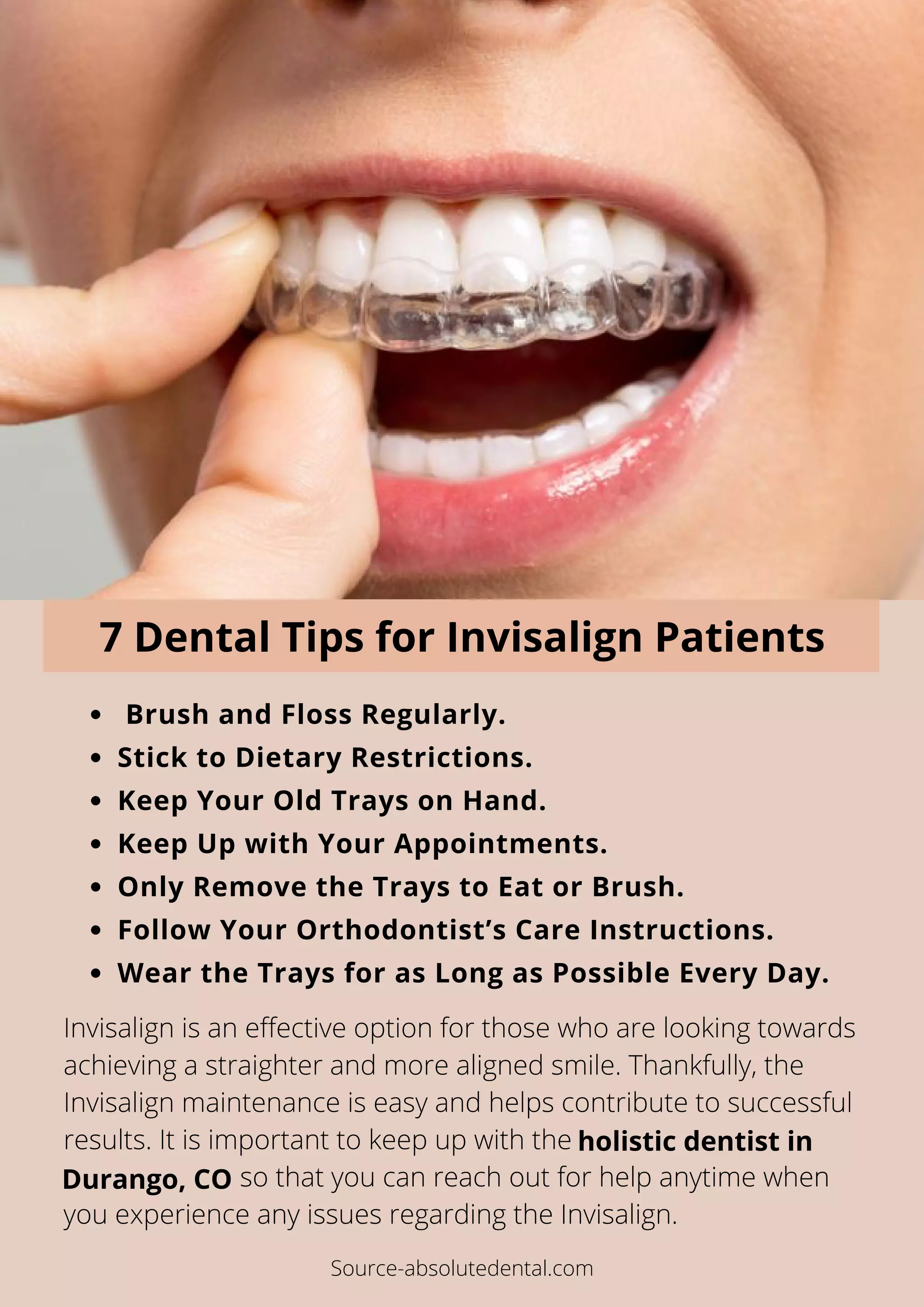 7 Dental Tips for Invisalign Patients | PDF
