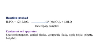 Determination of total phosphorus in plant materials | PDF
