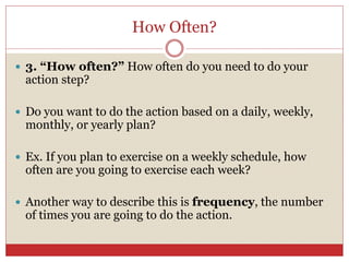 Develop specific action steps | PPTX