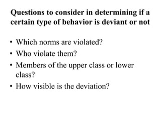 Deviance | PPT | Free Download