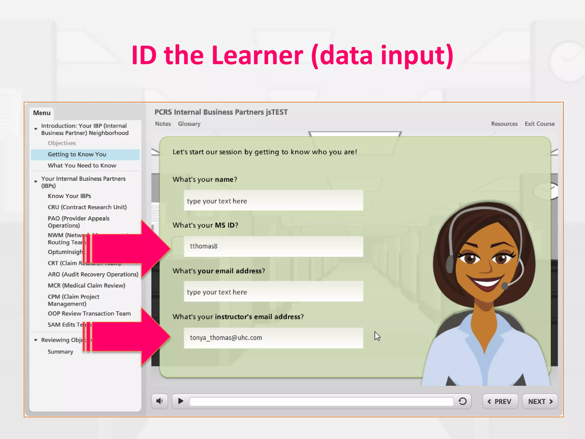 eLearning Work Showcase sample | PDF