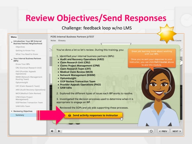 eLearning Work Showcase sample | PDF