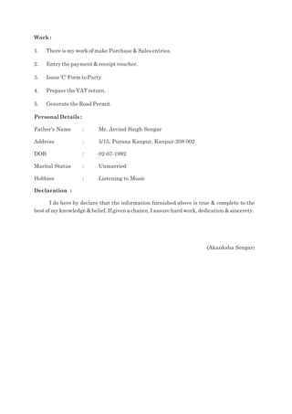 Akanksha Resume | PDF