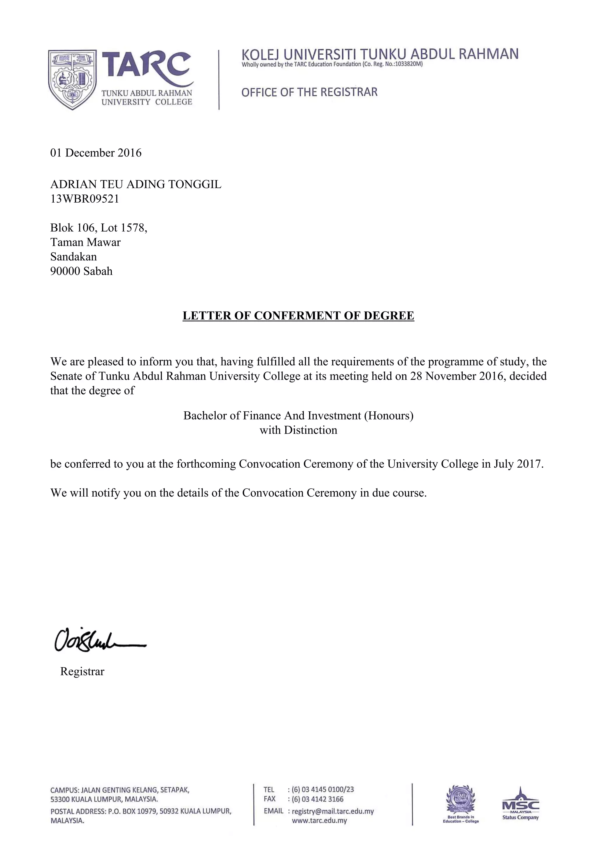 conferementLetter_13WBR09521 | PDF