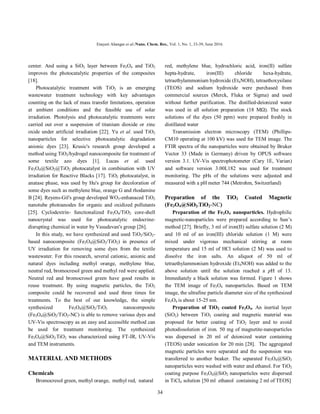 Photocatalytic application of TiO2/SiO2-based magnetic nanocomposite (Fe3O4@SiO2/TiO2) for ...