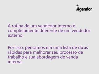 7 dicas de abordagens de vendas para o vendedor interno | PDF
