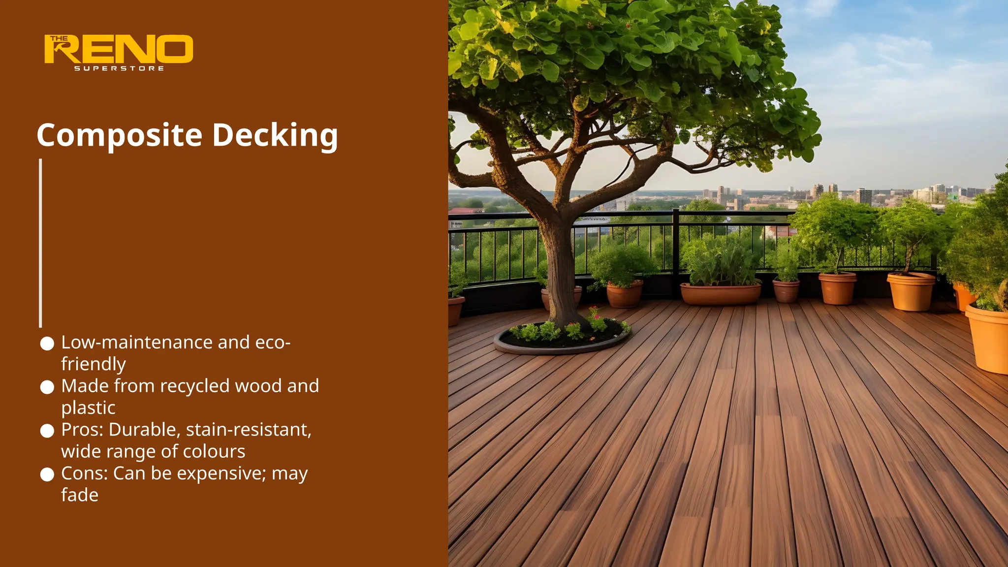 7 Different Types of Decking Boards | The Reno Superstore | PPTX