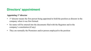 Directors and Officers | PPTX