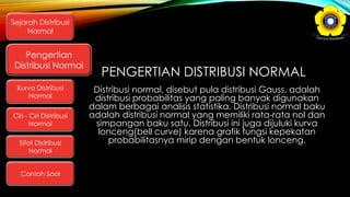 distribusi normal ppt | PDF