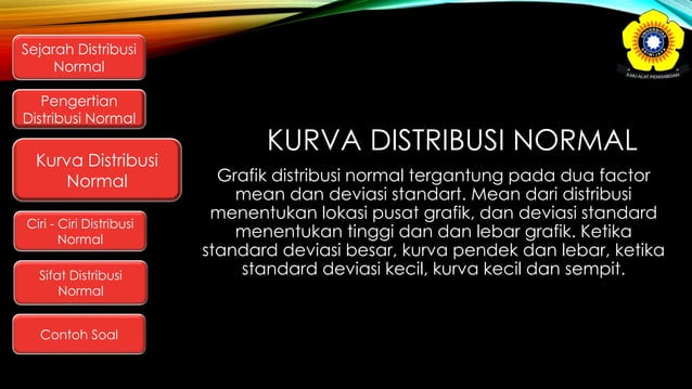 distribusi normal ppt | PDF