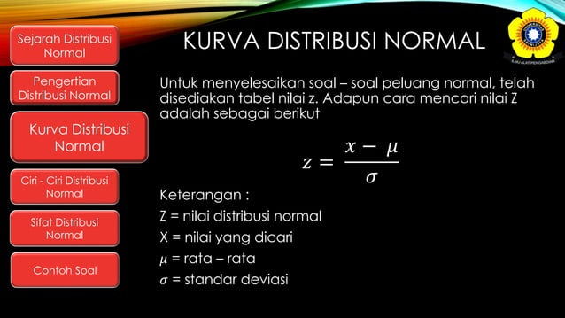 distribusi normal ppt | PDF