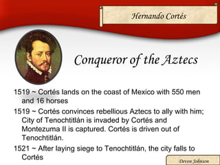 World_Themes: Spanish Conquistadors | PPT | Religion & Spirituality