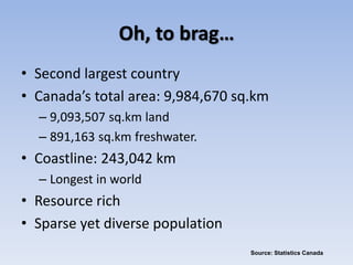 A Regional Geography of Canada | PPTX