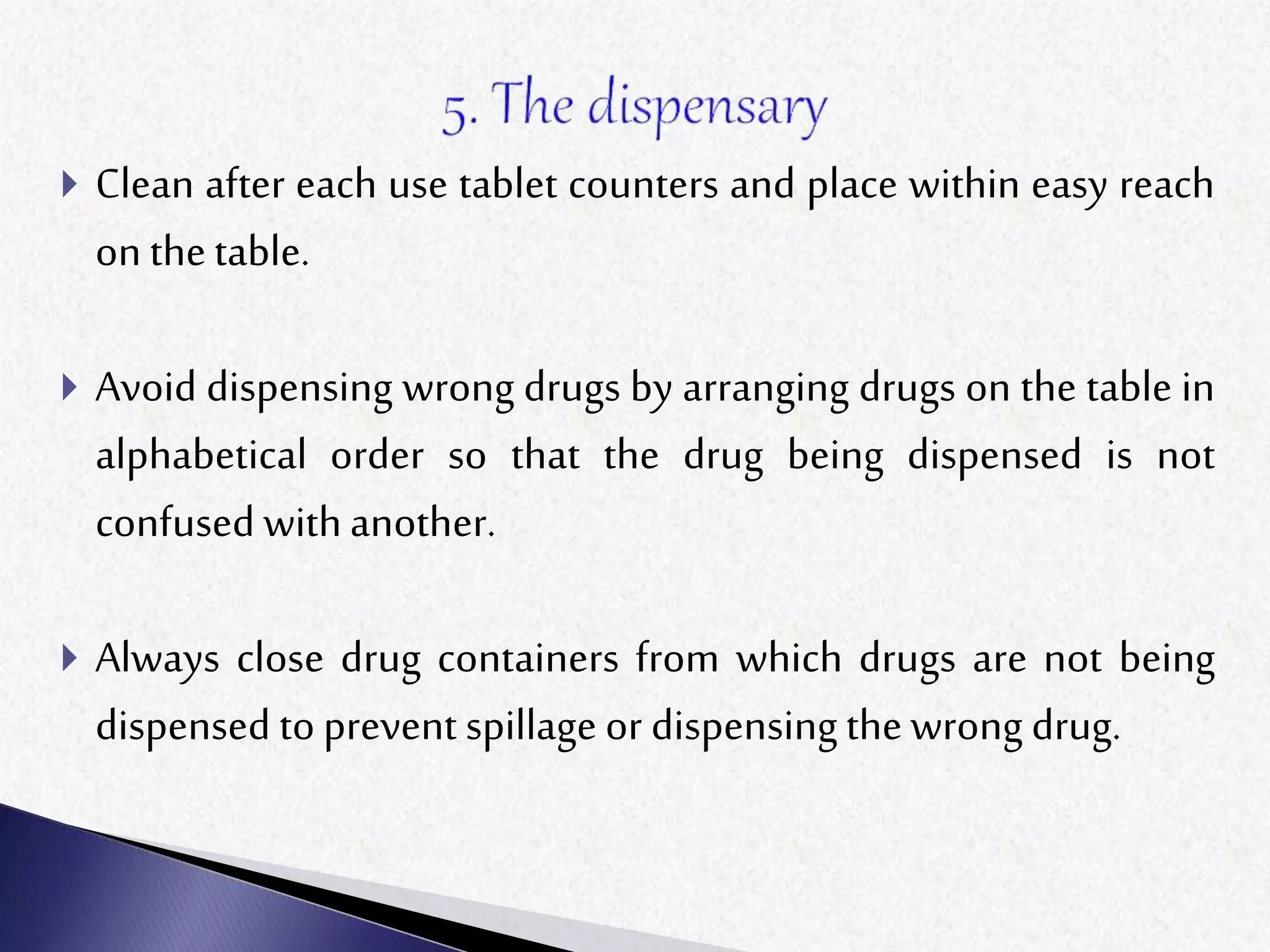 Drug Storage & Maintenance | PPTX