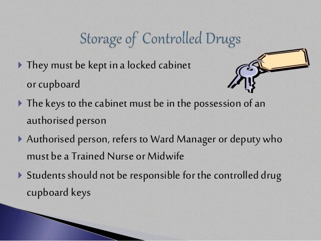 Drug Storage & Maintenance