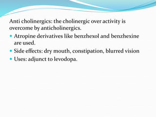 7) DRUG THERAPY FOR PARKINSONISM.ppt