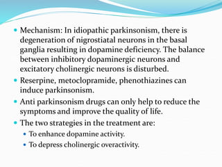 7) DRUG THERAPY FOR PARKINSONISM.ppt