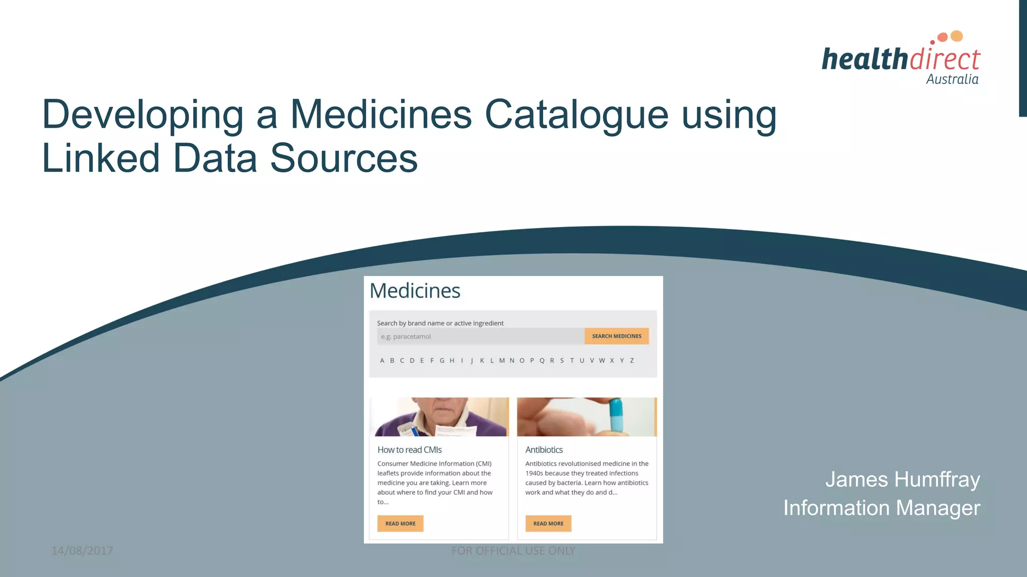 Session 3.4 developing a medicines catalogue using linked data sources | PDF | Search | Internet