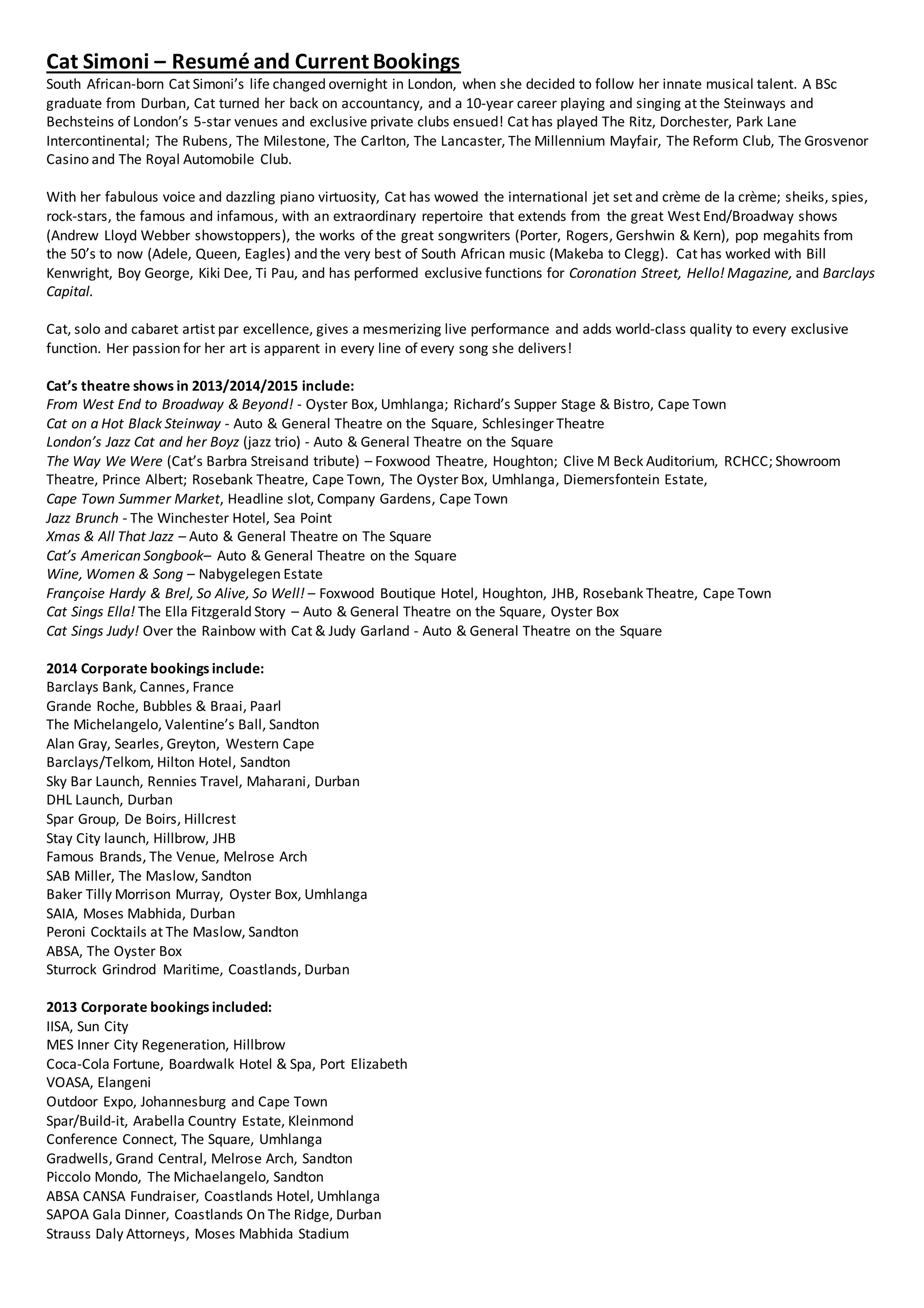 Cat Simoni Resumé | DOCX
