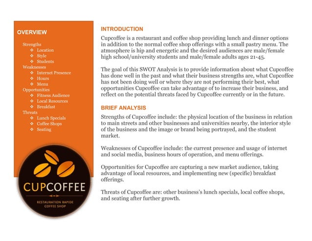 CupCoffee_Analysis_English | PPT