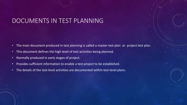 Test planning & estimation | PPTX | Computer Software and Applications ...