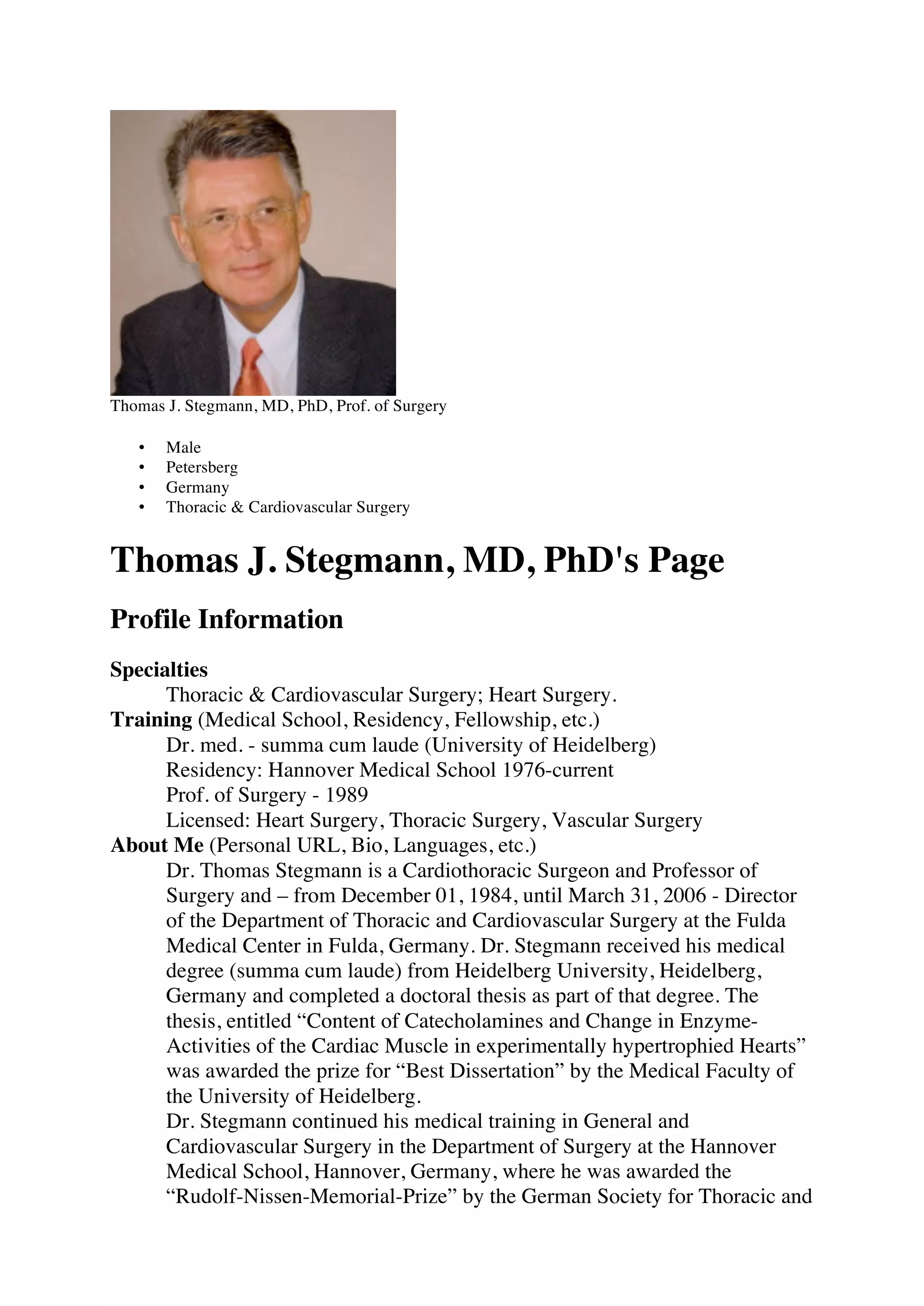 Thomas J. Stegmann | PDF
