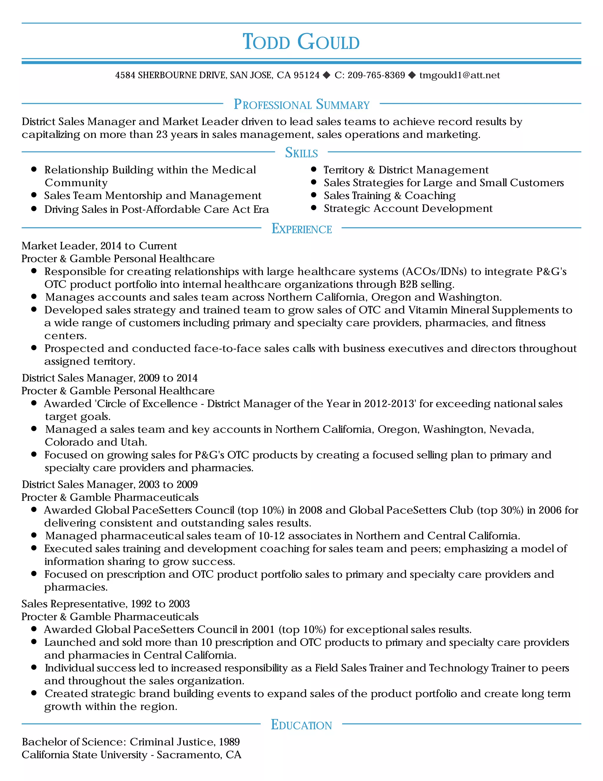Todd Gould Resume 2015 | PDF