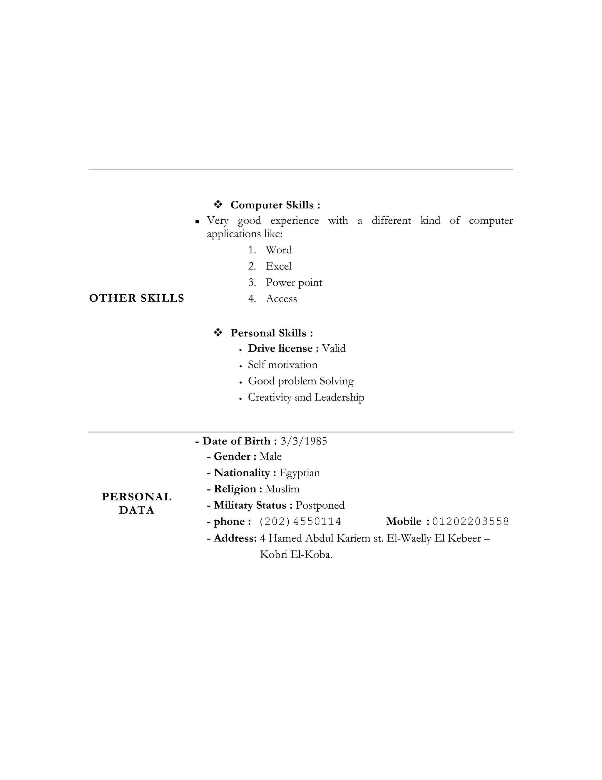 ashraf cv | DOC