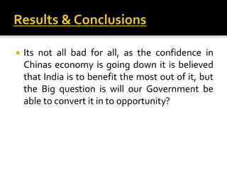 Analyzing the Chinese Stock Market Crash of 2015 | PPTX