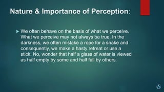 PERCEPTION | PPTX