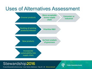 Chemical Alternatives Assessments_HP | PDF