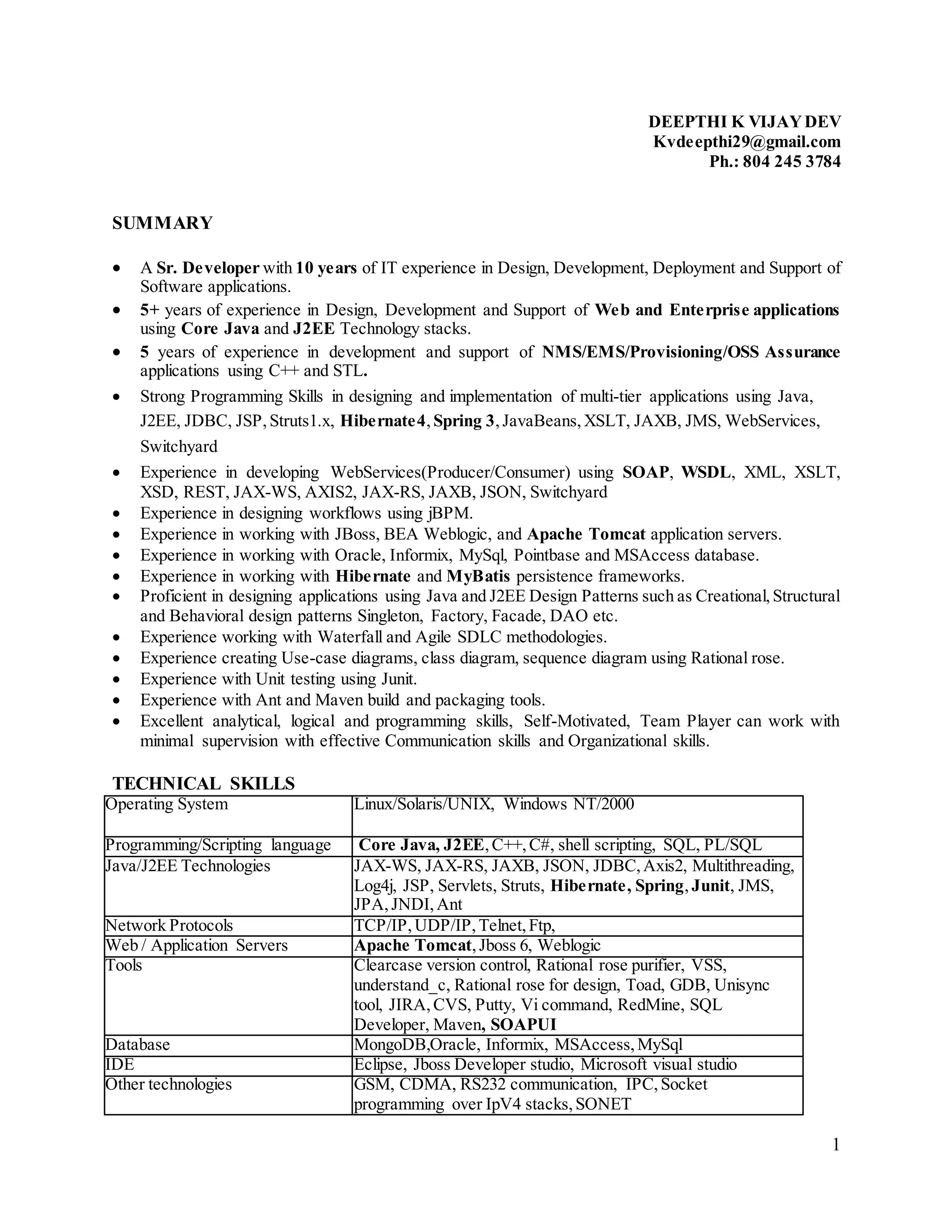 Deepthi_KV | DOCX | Programming Languages | Computing